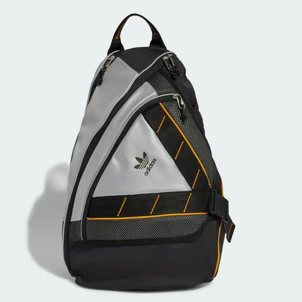 Adidas One Shoulder Backpack - Black / Reflective Silver